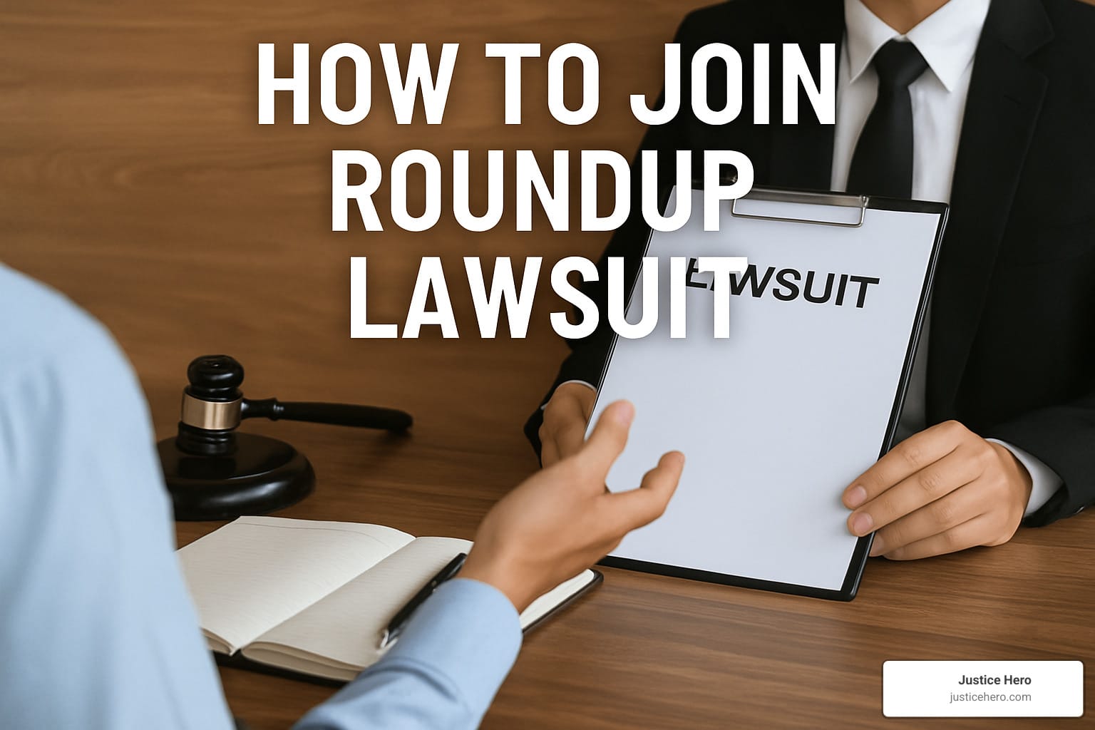 How to join roundup lawsuit: Secure Your 2025 Claim